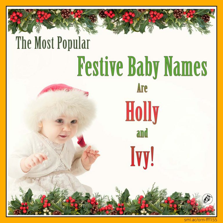The Most Popular Festive Baby Names Are Holly and Ivy! | Small Acorn