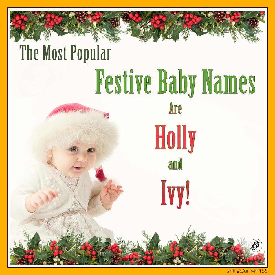 The Most Popular Festive Baby Names Are Holly and Ivy! | Small Acorn